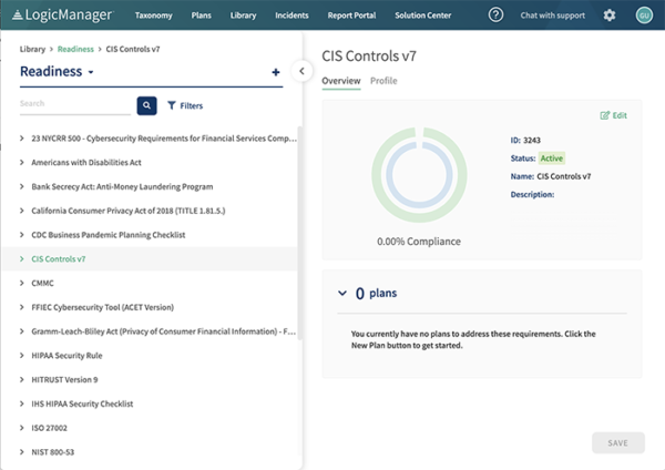 CIS Controls Software Solutions For Business | LogicManager